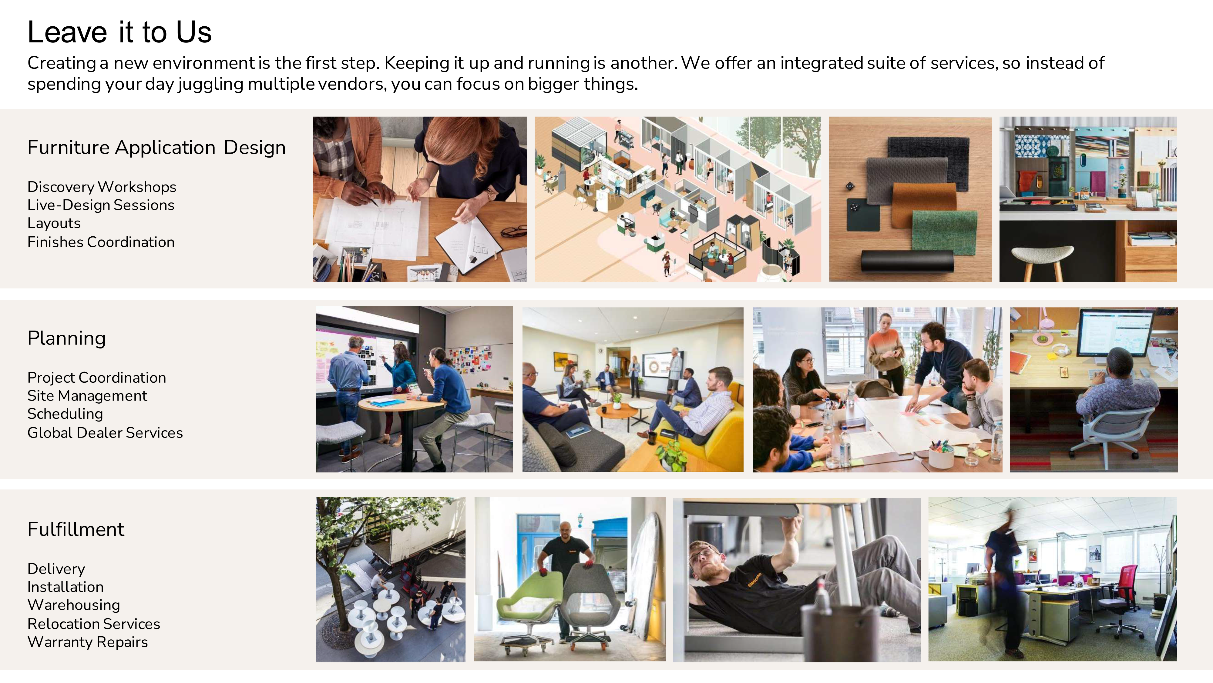 Our Services - Capital Office Interiors